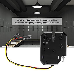 Stainless Steel Electric Cabinet Lock Adjustable Digital Smart Electric Cabinet Electromagnetic Lock (DC12V)