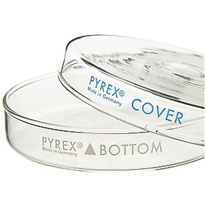 Pyrex 3160-101 Brand 3160 Petri Dish; 100 x 15 mm, Pack of 12,3455103