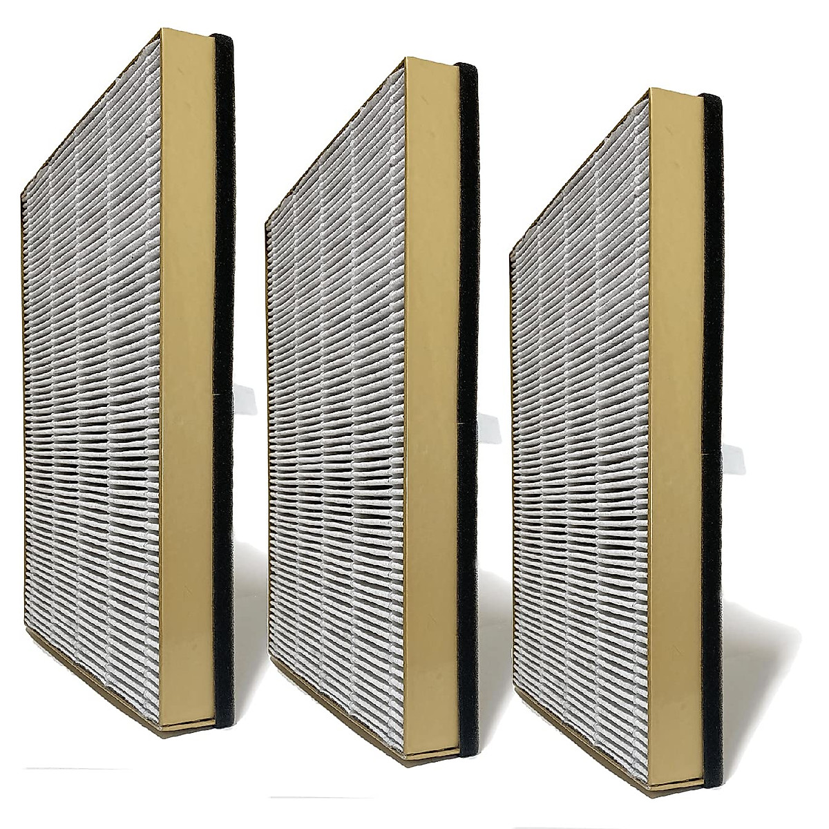 Nispira True HEPA Replacement Filter for Air Purifier, Compatible with TaoTronics TT-AP002, 3 Packs