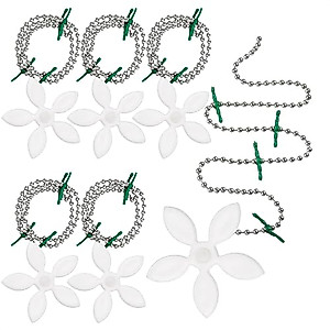 6Pcs Shower Hair Drain Catcher Shower - Disposable Hair Catcher Shower Drain Bathtub Drain Stopper Chain Flower Drain Protector Hook for Sink - Toilet Clog Remover Heavy Duty Drain Hair Catcher BURIUS
