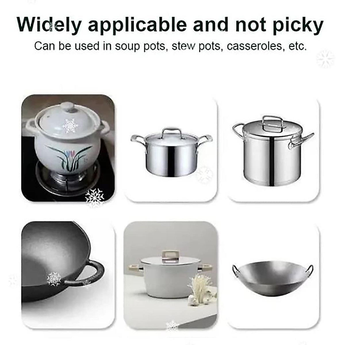 Pack of 6, Silicone Anti-Scald Pot Handle Cover, Anti-Scalding Silicone Pot Handle Insulation Cover, Non Slip Pot Holders Cover Assist Hot Pan Handle, Assist Handle Holder for Any Metal Pan (Green)