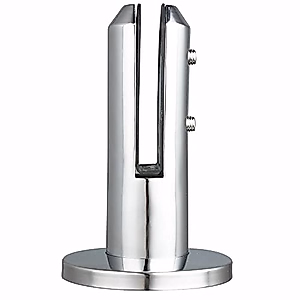 ZLXDP Spigots Stairs Swimming Pool Spigot Glass Balustrade Railing Balcony Home Garden Bathroom Fence Railing Clip Stainless Steel