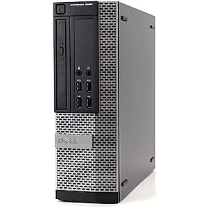 Dell OptiPlex 9020 PC Desktop Computer, Intel i5-4570, 16GB RAM, 512GB SSD, Windows 10 Pro, New 1080p Periphio Webcam, New Periphio Wireless Keyboard & Mouse, New 16GB Flash Drive, WiFi (Renewed)