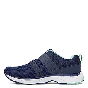 Vionic Women's Drift Milan Slip-On Adjustable Strap Leisure Sneakers- Supportive Walking Shoes That Include Three-Zone Comfort with Orthotic Insole Arch Support, Sneakers for Women Navy 6 Medium US