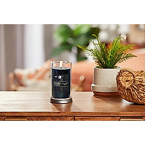 Yankee Candle MidSummer's Night® Signature Medium Pillar Candle, 14.25oz,Black