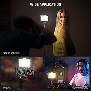Neewer on Camera Video Light Photo Dimmable 176 LED Panel with 1/4" Thread for Canon, Nikon, Sony and Other DSLR Cameras, 5600K (Battery Not Included)