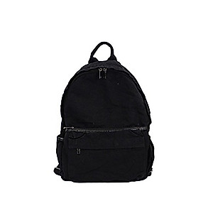 Canvas School Backpack Denim College Satchel Lightweight Travel Purse for Women Girls Medium