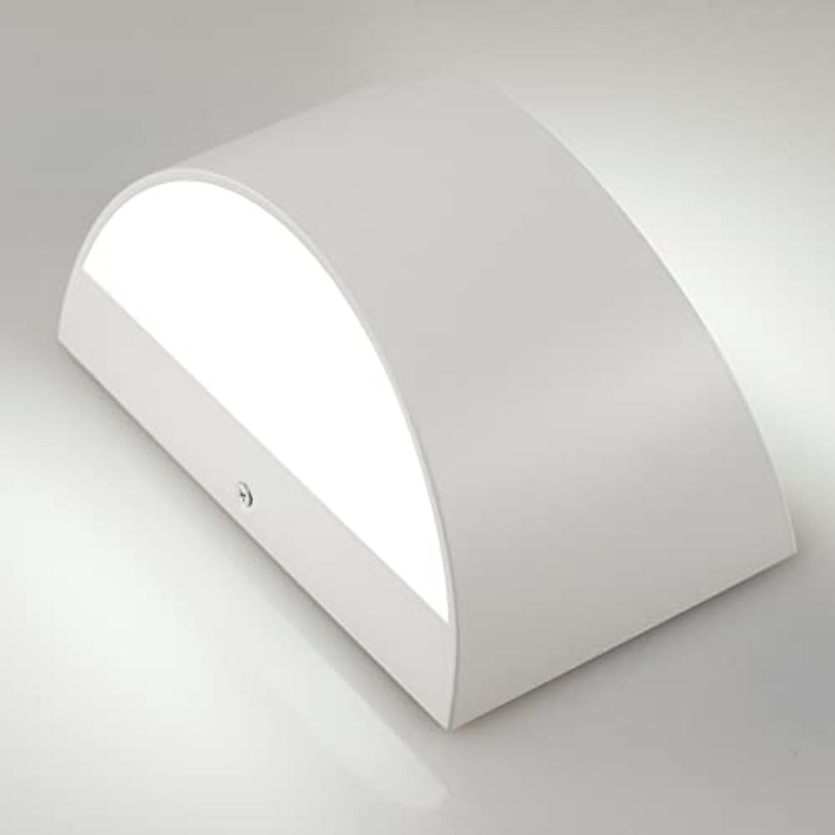 Aiilsmp White Modern LED Wall Sconces Hardwired Wall Sconces Indoor Up and Down Wall Mount Light for Living Room, Bedroom, Hallway Cool White 6000K(with G9 Bulbs)