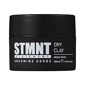 STMNT Grooming Goods Dry Clay, 3.38 oz | Extra Matte Finish | Super Strong Control | Easy to Wash Out
