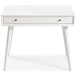 Camaflexi Mid-Century Desk - White Finish