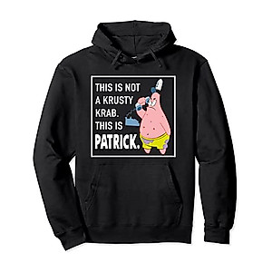Mademark x SpongeBob SquarePants - Patrick Star - This is Not a Krusty Krab Pullover Hoodie