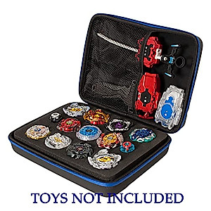 MONGPIENS Bey Battling Tops Soft Carrying Case Waterproof Storage Organizer for Burst Blade Spinning Top and Launcher (Medium)