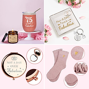75th Birthday Gifts For Women, Happy 75th Birthday Gifts For Her Best Friend Mom Sister Wife Turning 75, Gift For 75 Year Old Woman Birthday Unique, Funny Birthday Gift Box Ideas