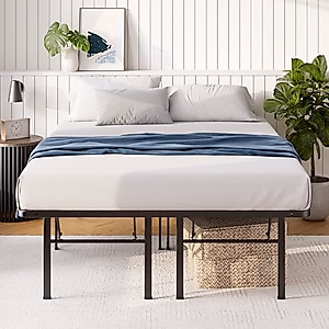 ZINUS SmartBase Heavy Duty Mattress Foundation, 18 Inch Metal Platform Bed Frame, No Box Spring Needed, Sturdy Steel Frame, Underbed Storage, King