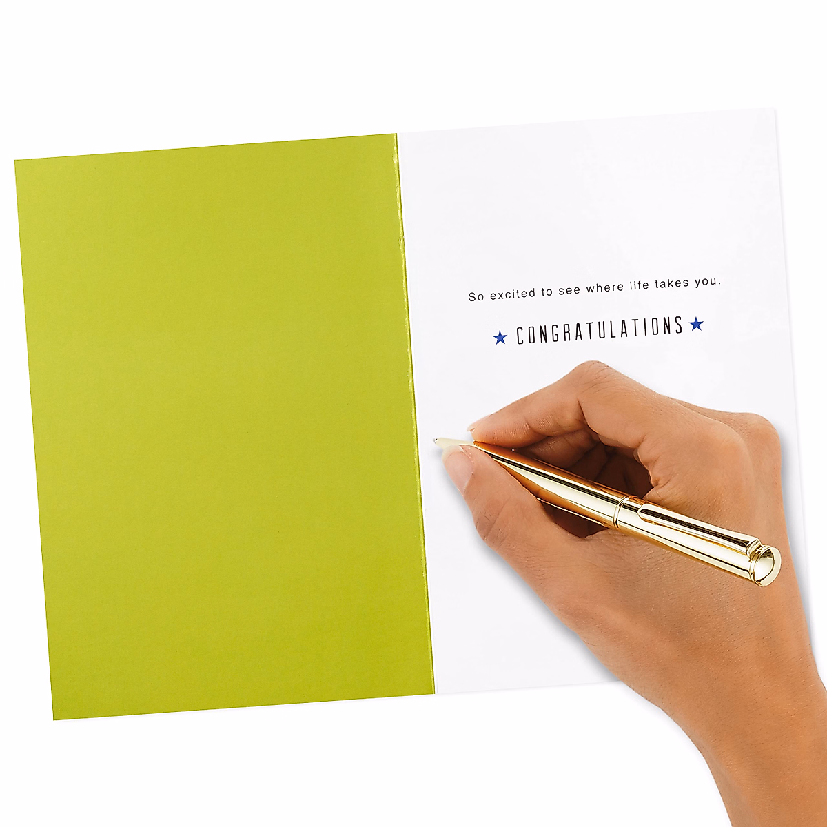 Hallmark Signature Graduation Card (Go Change the World Letterboard)