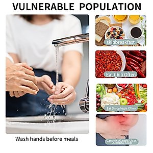 Kueysing Helicobacter Pylori Test Kits, H. Pylori，h. Pylori 10-15 Minutes of Quick Home Testing, The Result is Highly Accurate, Easy to Read and use…