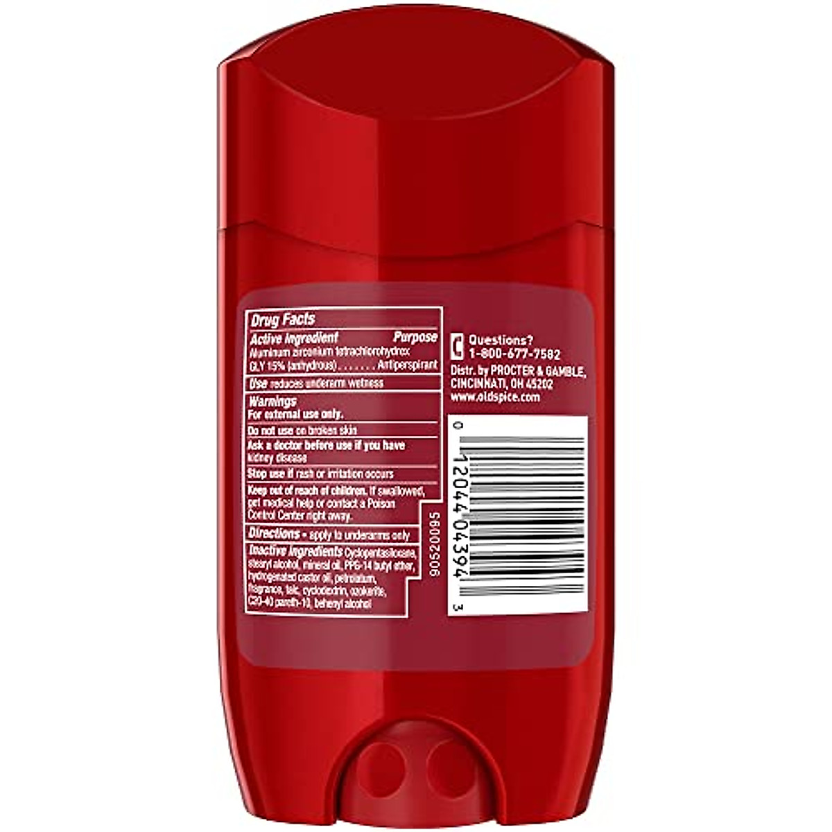 Old Spice Sweat Defense Anti-perspirant Deodorant for Men, 48 Hour, Clean Slate, 2.6 oz, 1.950 Lb