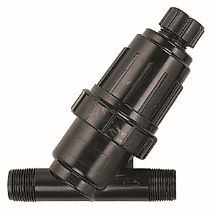 Orbit 67736 3/4" MPT Drip Irrigation Drip Y-Filter, Black, 1 Count (Pack of 1)