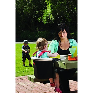 phil&teds Lobster Clip-On Highchair, Black – Award Winning Portable High Chair – Includes Carry Bag and Dishwasher Safe Tray – Hygienic and Easy Clean – Safe and Secure – Ideal For Home and Travel