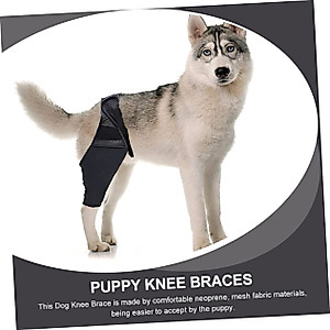 Balacoo Leg Sleeves Puppy Knee Brace Dog Leg Support Paw Balm Dogs Lick Safe Dog Braces for Dogs Knee Support Dog Recovery Sleeve Dog Leg Sleeve Dog Care Pet Mesh Fabric Leg Brace