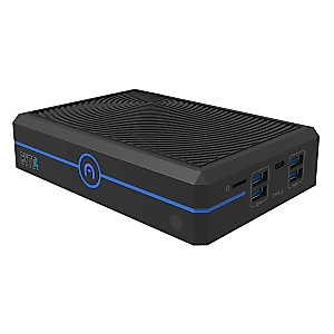 AZULLE Byte4 Pro Mini Desktop Computer with PoE Module, Intel Celeron J4125 2GHz, 4GB RAM, 64GB SSD, Windows 10 Pro, Free Upgrade to Windows 11
