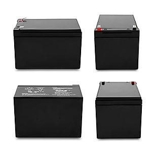 Casil 12V 12Ah F2 Terminal Sealed Lead Acid AGM Rechargeable SLA Deep Cycle Replacement Battery 2 Pack