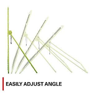 Rukket Tennis Practice Rebounder Net, 4x6 Rebound Wall for Tennis & Racquet Sports Ball, Portable Backboard for Indoor & Outdoor Training