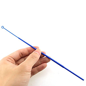 E-outstanding 20-Pack 10ul Sampling Rod Disposable Inoculating Loop Individually Aseptic Package, Diameter 3.6mm Lab Supplies