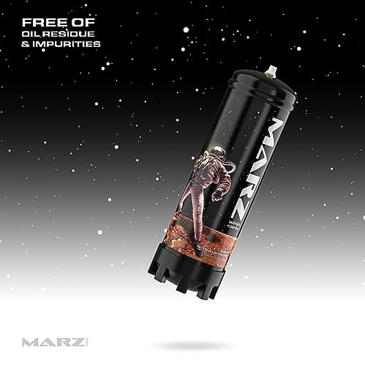 Marz Premium Whipped Cream Charger 1364g 2.2L - Food Grade Nitrous Oxide Tank Pure Flavored N2O Chargers - For Any Standard Whipping Cream Dispenser – (1 Cylinder)