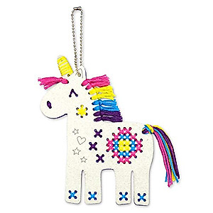My Unicorn Paradise 4-in-1 DIY Mega Kit for Kids (10 Arts and Crafts Projects: Sewing Kits for Doll and Keychain, Scratch Art, Diamond Art) Handcraft/Creative Art/DIY Craft