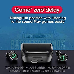 TBIIEXFL Headset Touch Function with Charging Box Stereo Headphones in-Ear Built-in Microphone Headphones Sports Subwoofer