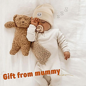 FURTALK Baby Beanie Cute Toddler Winter Hat Knit Boys Girls Warm 2 Pack Kids Embroidered Beanies Cap for 0-8 Years