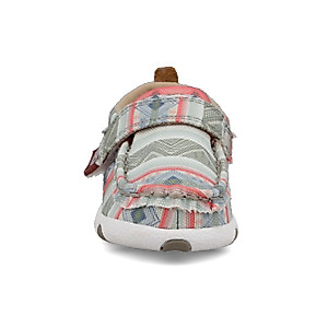 Twisted X Infant's Hooey Driving Moc, Moc Toe, Pink Multi, 8 M