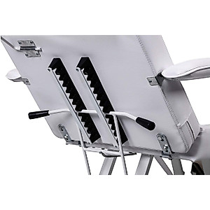 Salon Style White Leather Cover Beauty Professional Facial Tabel Bed Chair Massaging Tables for Barber Face Beauty Updated Facial Beds and Tattoo Chairs with Stool