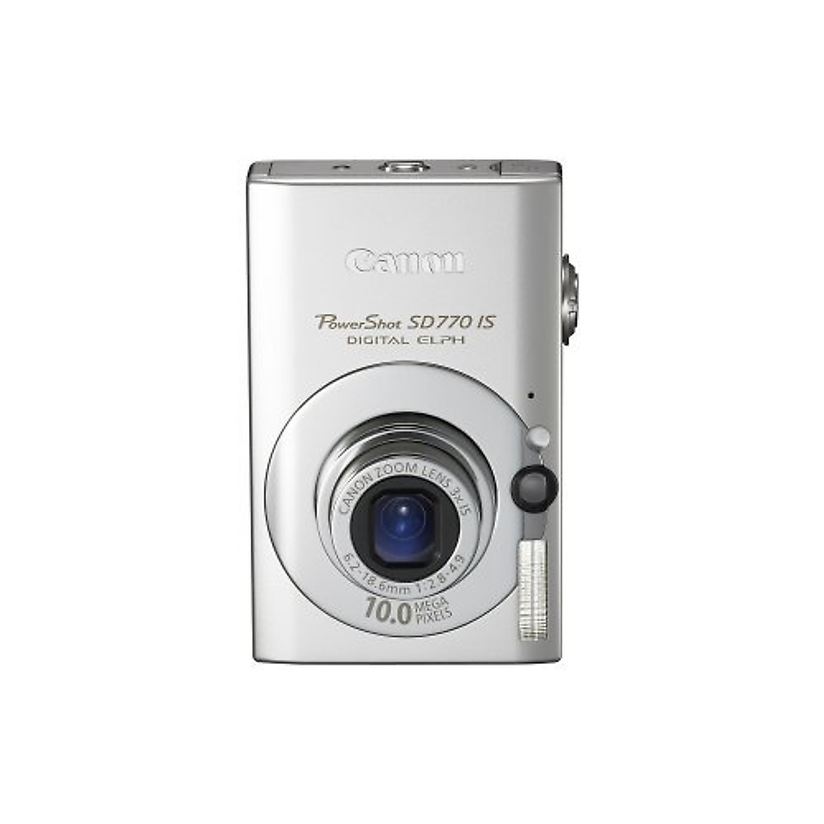 Canon PowerShot SD770 IS 10MP Digital Camera with 3x Optical Image Stabilized Zoom (Silver)