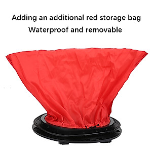 OUKENS Boating Boat Sealing Hatchs Cover, Round Circular Type Lid Waterproof Kayak Accessories W/Storage