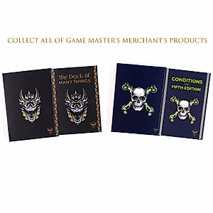 Game Master's Merchant The Deck of Many Things | Compatible with Dungeons and Dragons (D&D) Fifth Edition | for use by Dungeon Masters & PCs | 5e Accessories | DND Dice TTRPG