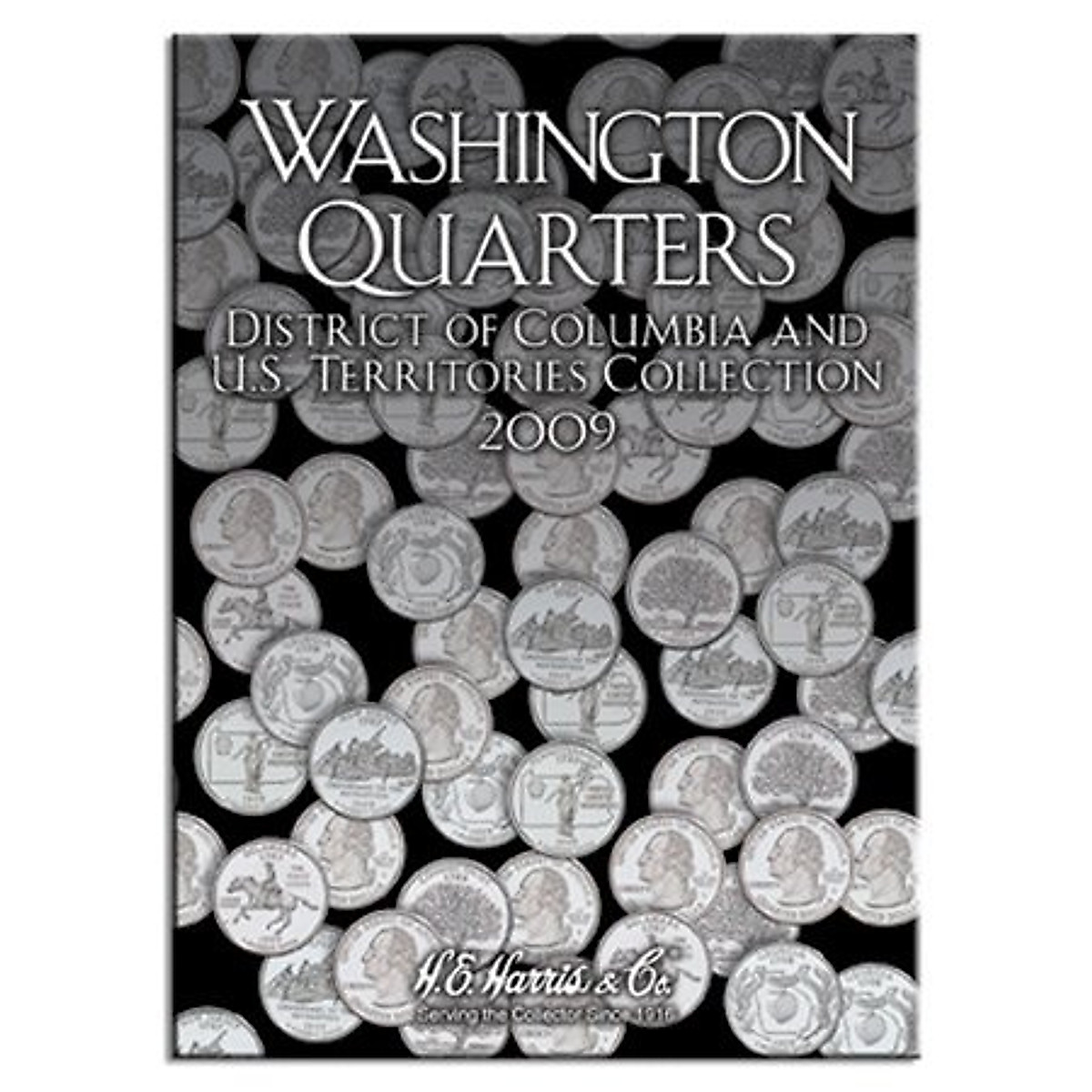 Whitman Coins H.E. Harris Washington Quarters Folder DC and US