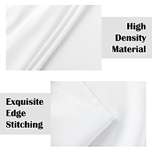 Sugargirl White Backdrop Background for Photography, 8X10FT Photo Backdrop White Screen Photo Booth Backdrop for Photoshoot Party Video(1 Panel)