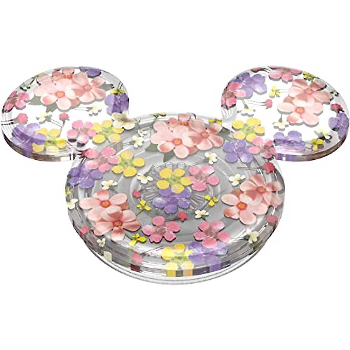 ​​​​PopSockets Phone Grip with Expanding Kickstand, PopSockets for Phone, Disney, Mickey Earridescent - Cascading Flowers
