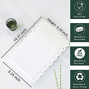 5 Pcs 3 Tier Cupcake Stand Set, Dessert Table Display Set with 2X Small 3-Tier Cupcake Stands + 3X Appetizer Trays Perfect for Wedding Baby Shower Home Birthday Tea Party Decoration