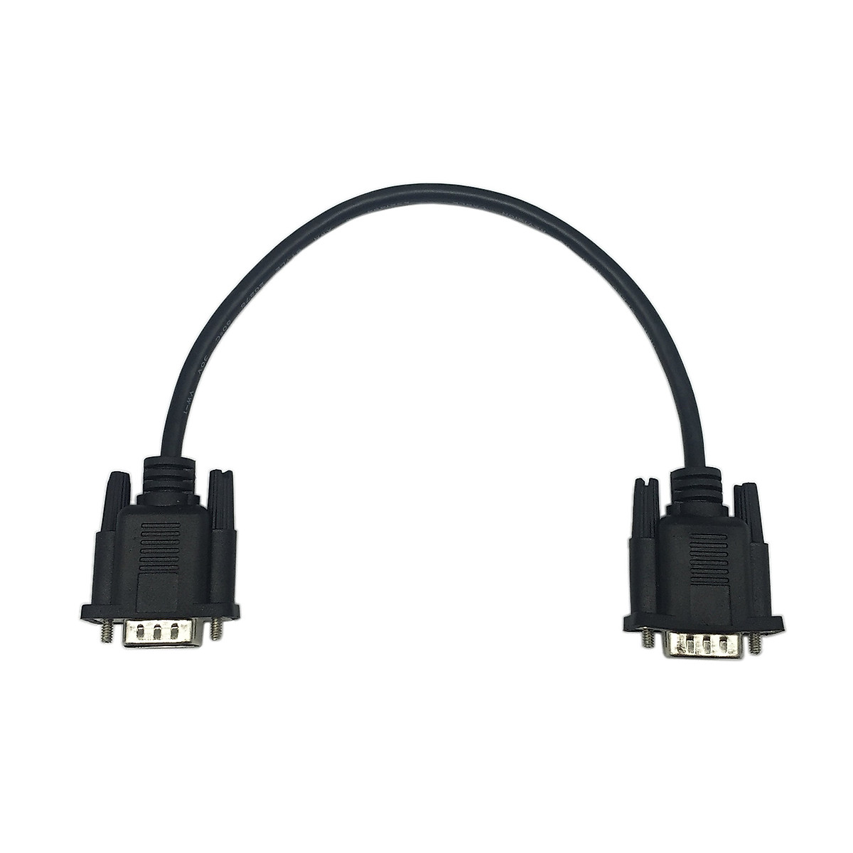 CERRXIAN 1ft VGA SVGA 15 Pin HD15 Male to Male Adapter Video Monitor Cable for PC Laptop TV Porjector(mm)