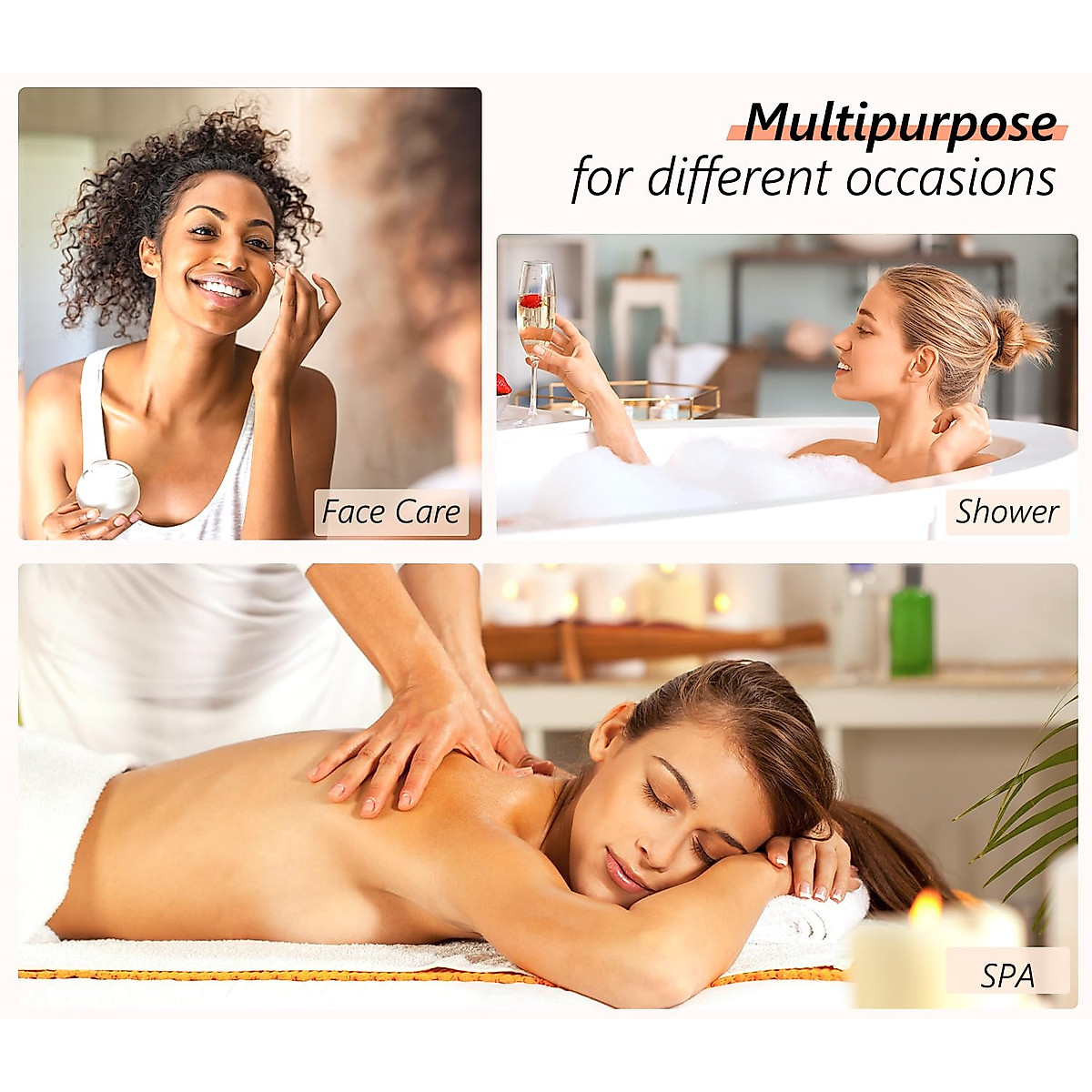 mikimini Extra Large Black Shower Cap for Women and Men Thick Long Hair Braids, Reusable Waterproof Double Layers XL Bathing Hair Caps with Vibrant Green Edge (Black)