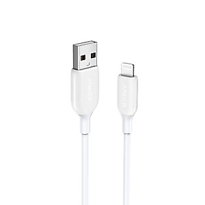 Anker Powerline III Lightning Cable 6 Foot iPhone Charger Cord MFi Certified for iPhone 11 Pro Max, 11 Pro, X, Xs, Xr, Xs Max, 8, 8 Plus, 7 and More, Ultra Durable (White)