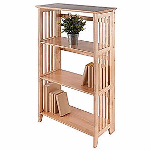 Winsome Wood Mission Shelving, Natural