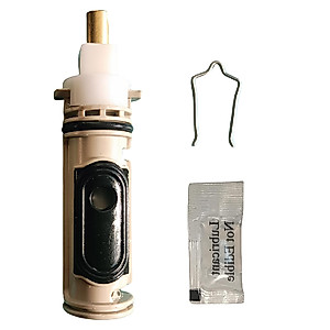 1222 Replacement Cartridge Kit for One-Handle Faucets, Tub and Shower Repair Kit Replacement Part Compatible 1222b Cartridge, Retainer Clip,Instructions, 2PCS