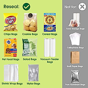 NOVFIT Mini Bag Sealer, 2 Pack Heat Bag Sealer with Cutter for Chips, USB Rechargeable Handheld Resealer Portable Plastic Bag Sealer Heat Seal Vacuum Automatic Sealing Machine, Sellador de Bolsas Plasticas