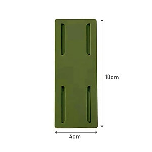 MISIY 2pcs Plug & Extension Socket Holder Plug Organiser Power Strip Holder Wall-Mount Lead Organiser Socket Holder (White)