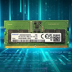 8GB DDR5 4800MHz SODIMM PC5-38400 CL40 1Rx16 1.1V SO-DIMM 262-Pin Laptop Notebook RAM Memory Module (M425R1GB4BB0-CQK) (OEM)