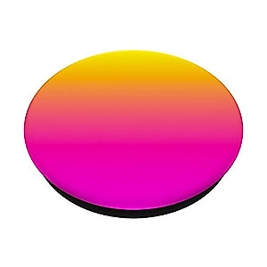 Pretty Gradient Aesthetic Colorful Yellow Pink Ombre Colors PopSockets PopGrip: Swappable Grip for Phones & Tablets